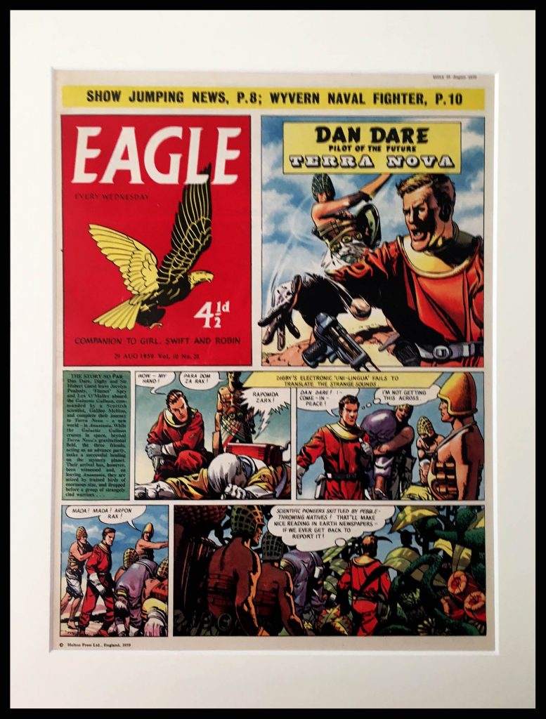 Dan Dare: Eagle v10 no28 29/08/1959 – Red Door Posters